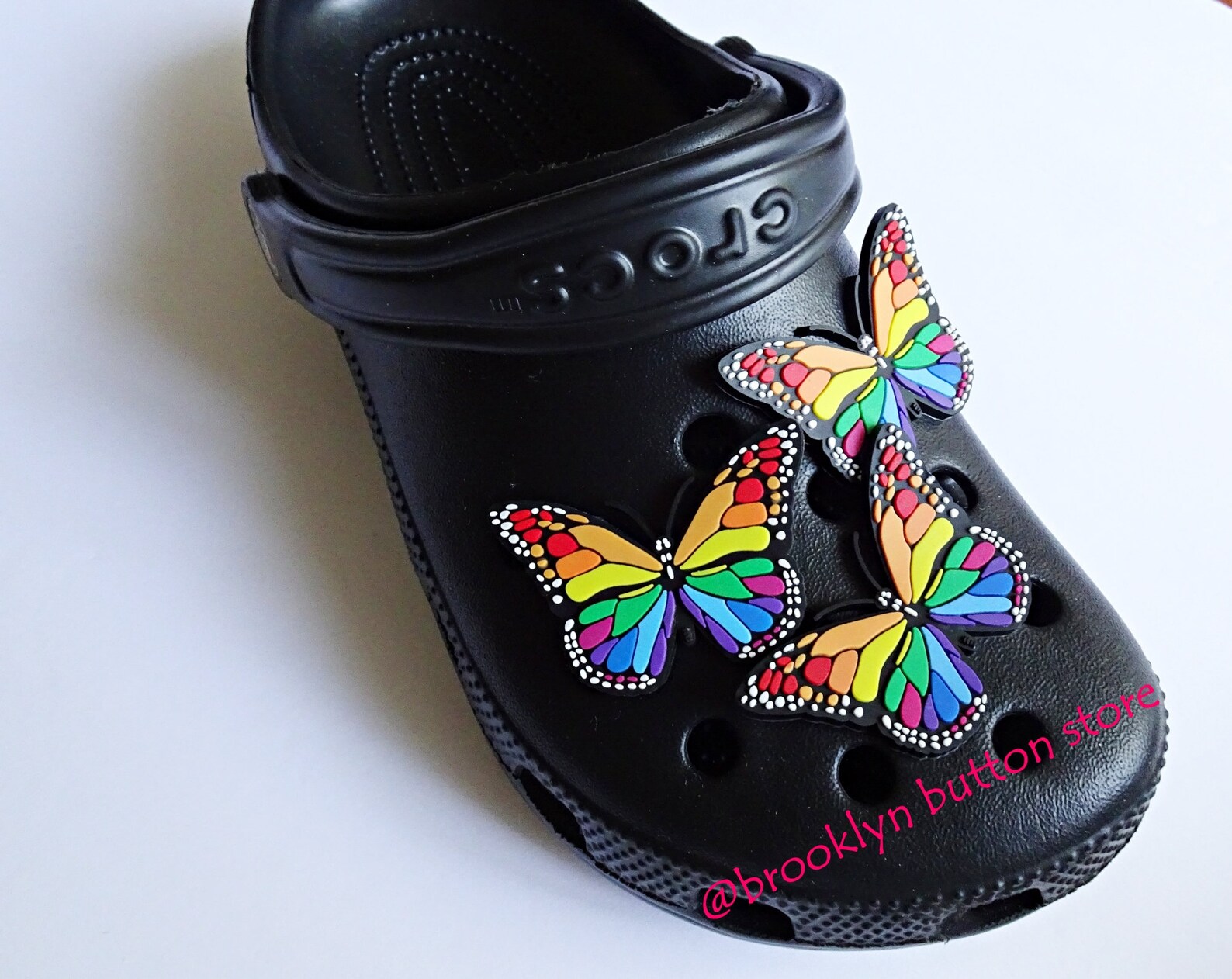 Butterfly Crocs Charms/ Crocs Charms Cute/ Colorful Crocs | Etsy