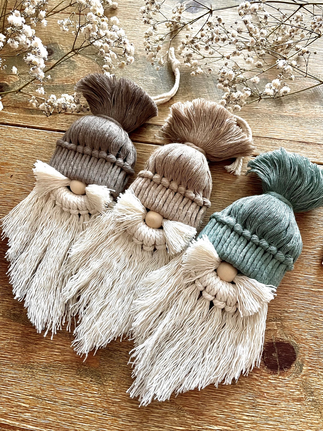 Macrame Gnome | Easter/christmas Decor | Gonk | Scandi Christmas ...