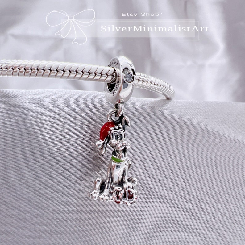 Pandora Charmsdisney Pluto Christmas Gift Dangle Charm Fit - Etsy