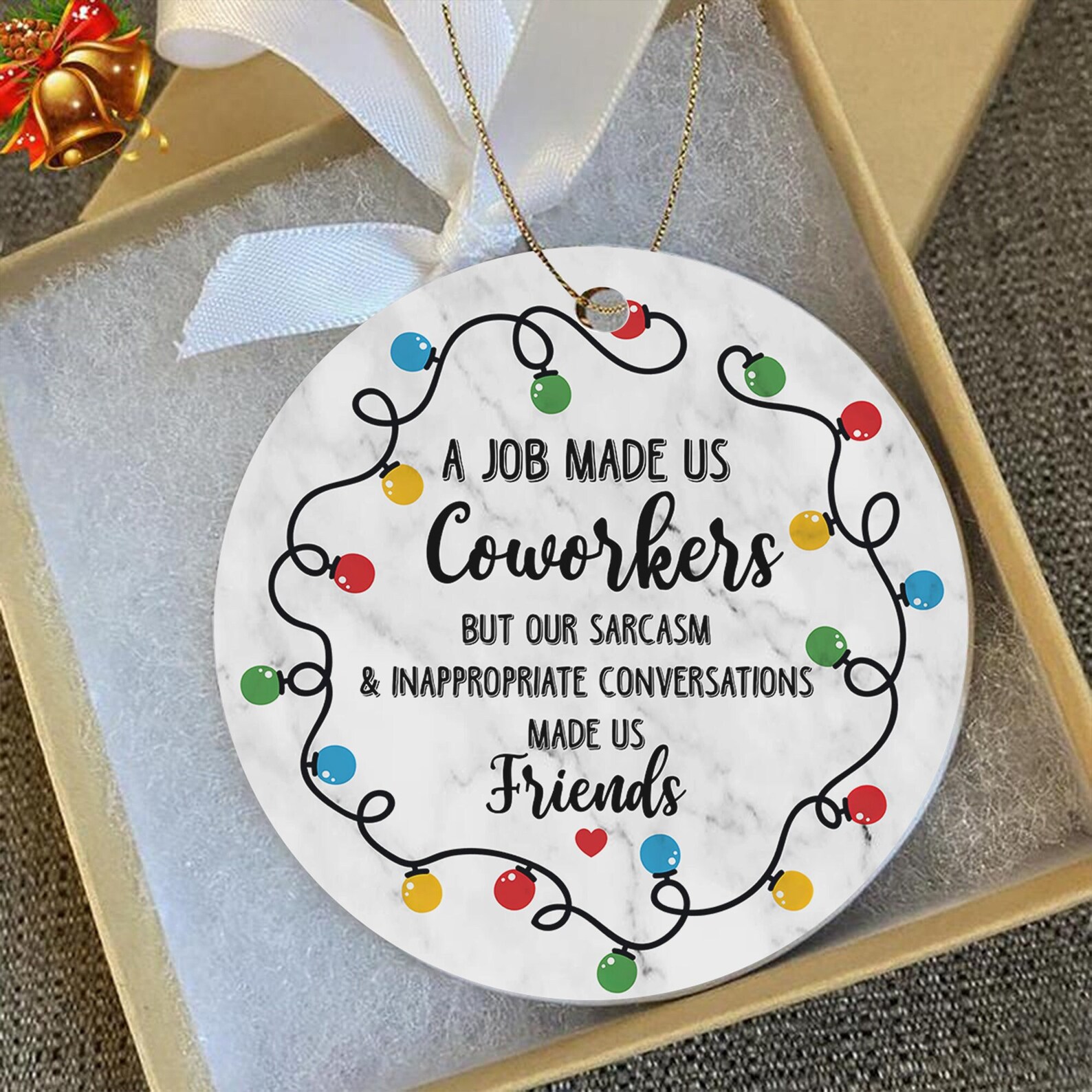 Coworker Christmas Ornaments Workplace Best Friend Gifts - Etsy