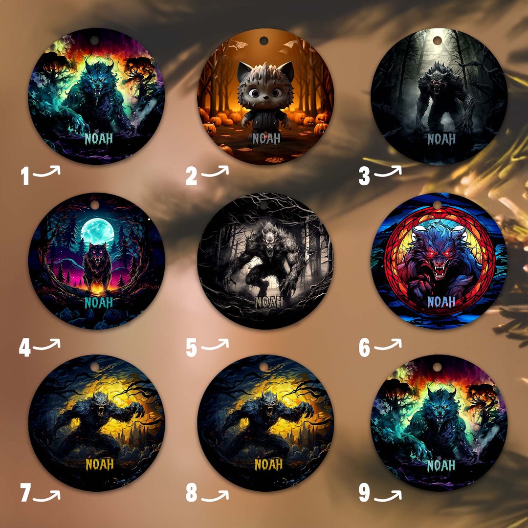 3D Halloween Werewolf Artmagic Wolf Human Giftshorror Magic - Etsy