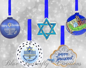 Hanukkah Digital Clipart Chanukah Digital Ornaments Jewish | Etsy