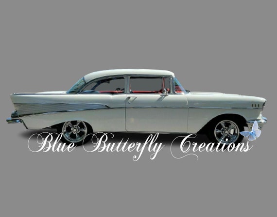1957 Chevy Bel Air Digital PNG Chevy Classic Car PNG Antique - Etsy