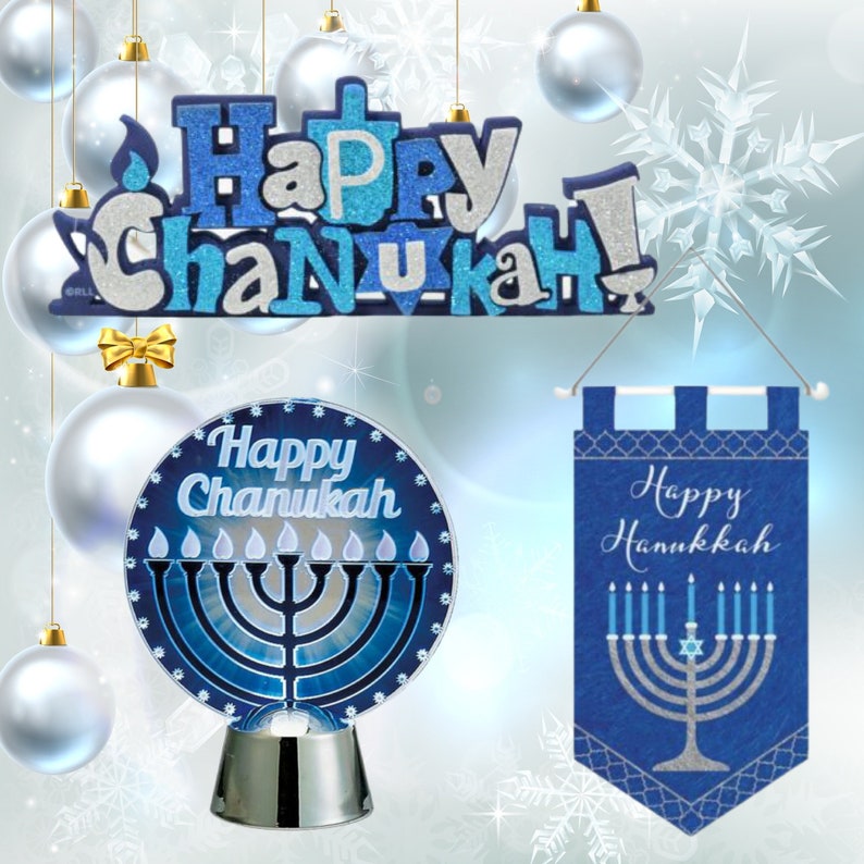 Hanukkah Digital Clipart Chanukah Digital Ornaments Jewish - Etsy