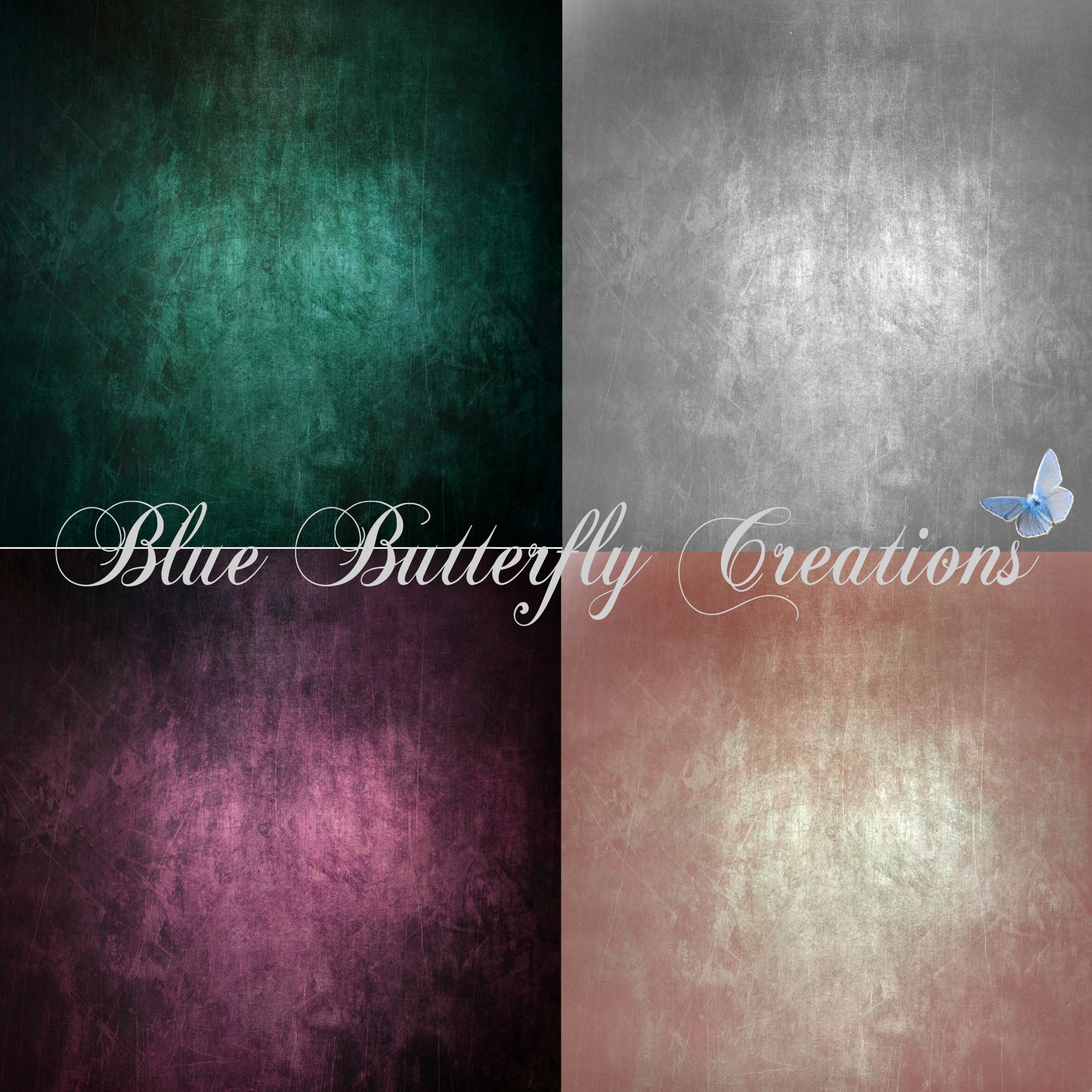 Digital Textured Portrait Backgrounds, Digital Scrapbooking, Fine Art ...