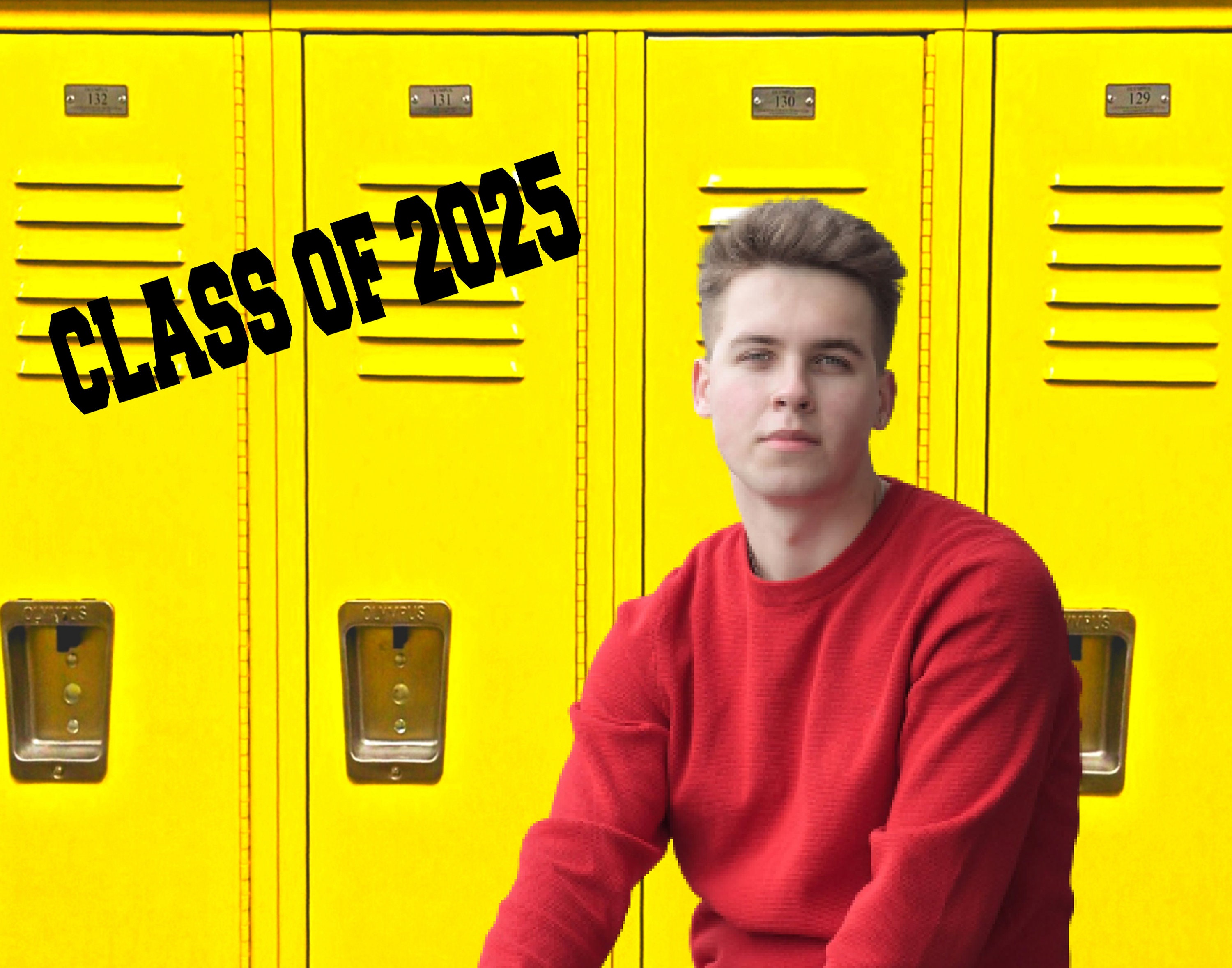 Class of 2025 Yellow Lockers, Senior Class 2025 Photo Background ...