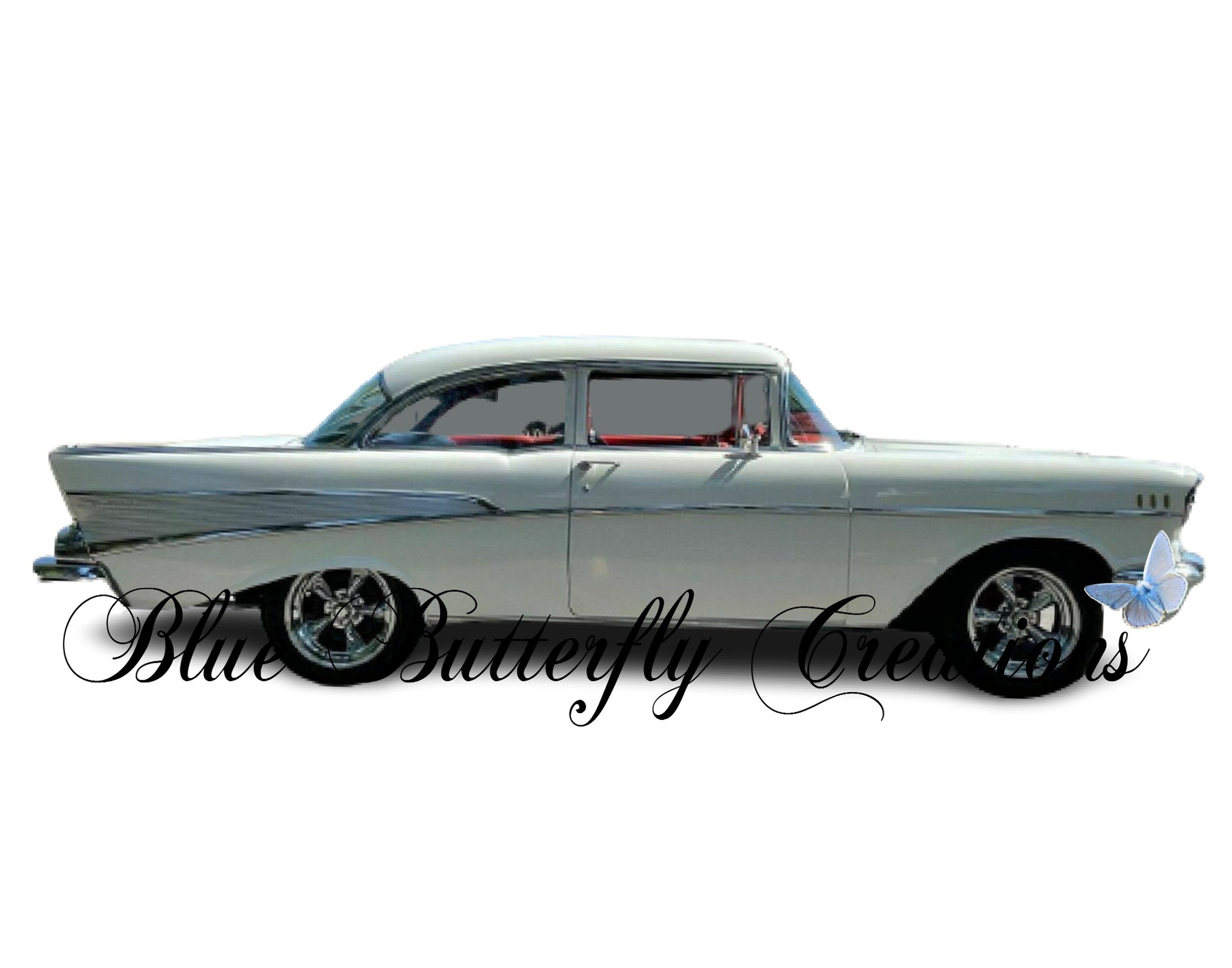 1957 Chevy Bel Air Digital PNG Chevy Classic Car PNG Antique - Etsy