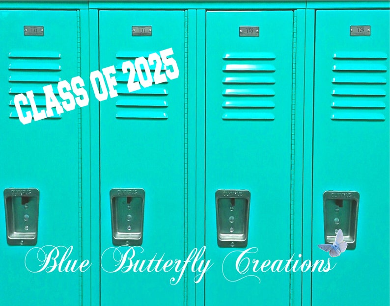 Class of 2025 Aqua Lockers, Senior Class 2025 Photo Background ...
