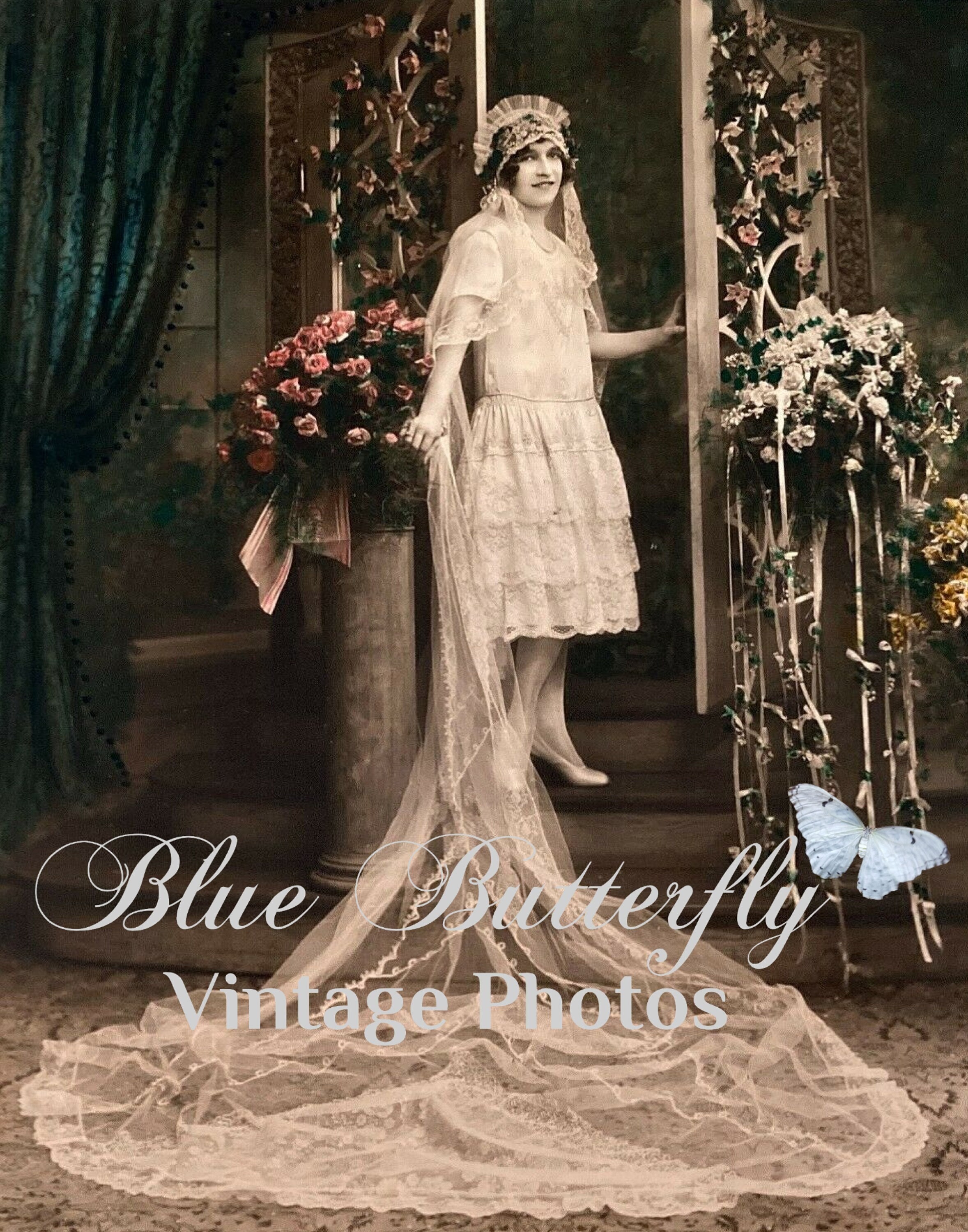 Early 20th Century Vintage Photo, Vintage Bridal Portrait, Antique ...