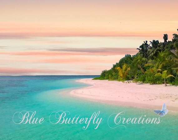 Beach digital background Beach digital print Seaside digital | Etsy