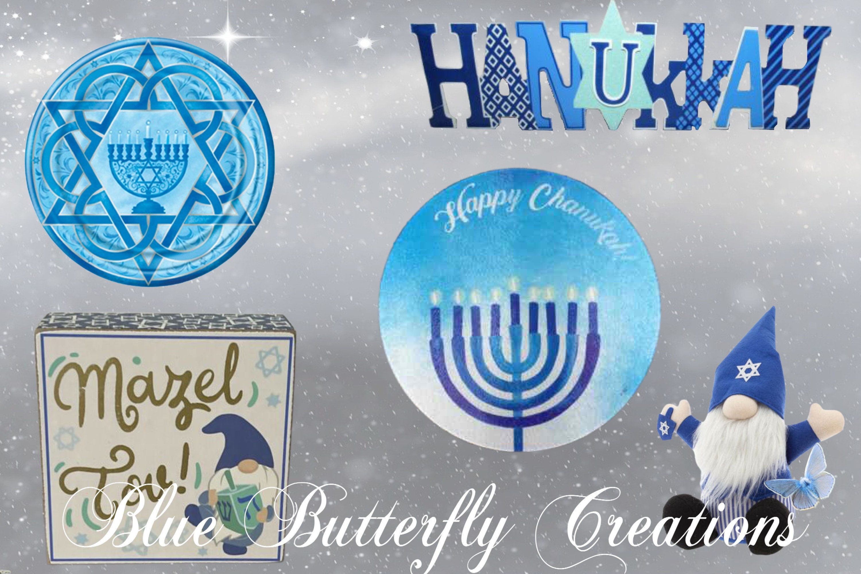 Hanukkah Digital Clipart, Chanukah Digital Ornaments, Jewish Holiday ...
