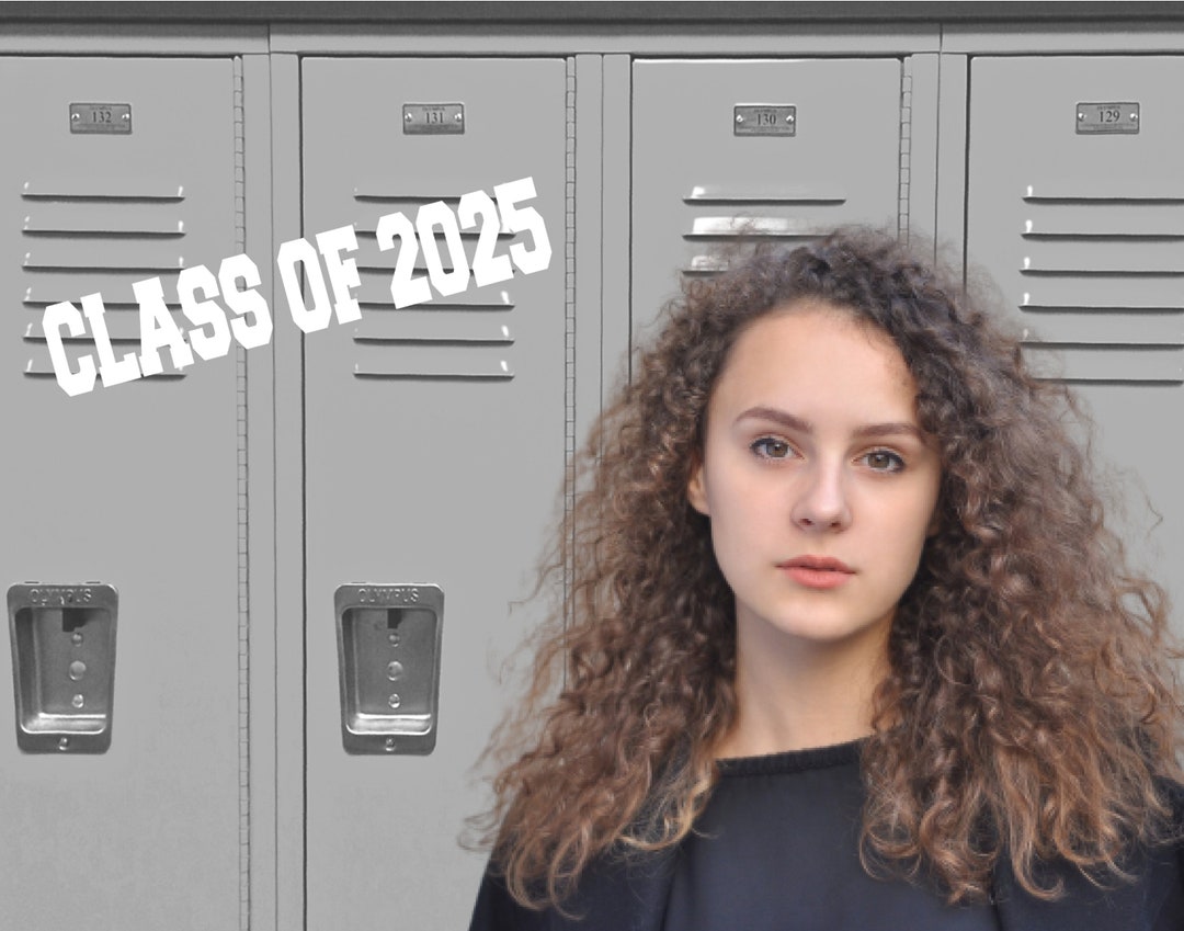 Class of 2025 Silver Gray Lockers, Senior Class 2025 Photo Background ...