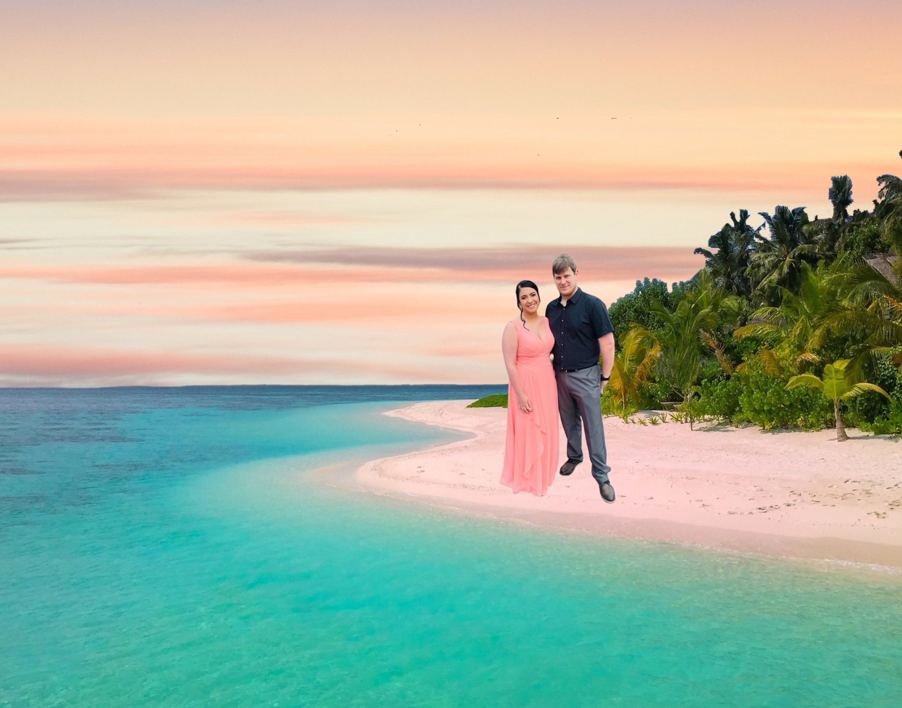 Beach Digital Background, Beach Digital Print, Seaside Digital ...