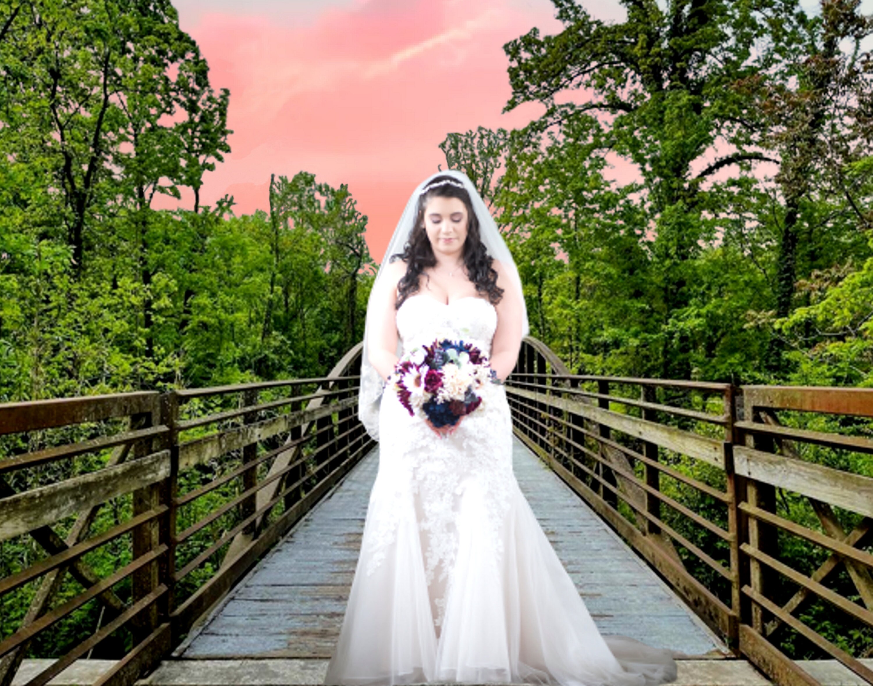 Bridge Photography Background, Wedding Photo Background, Engagement ...