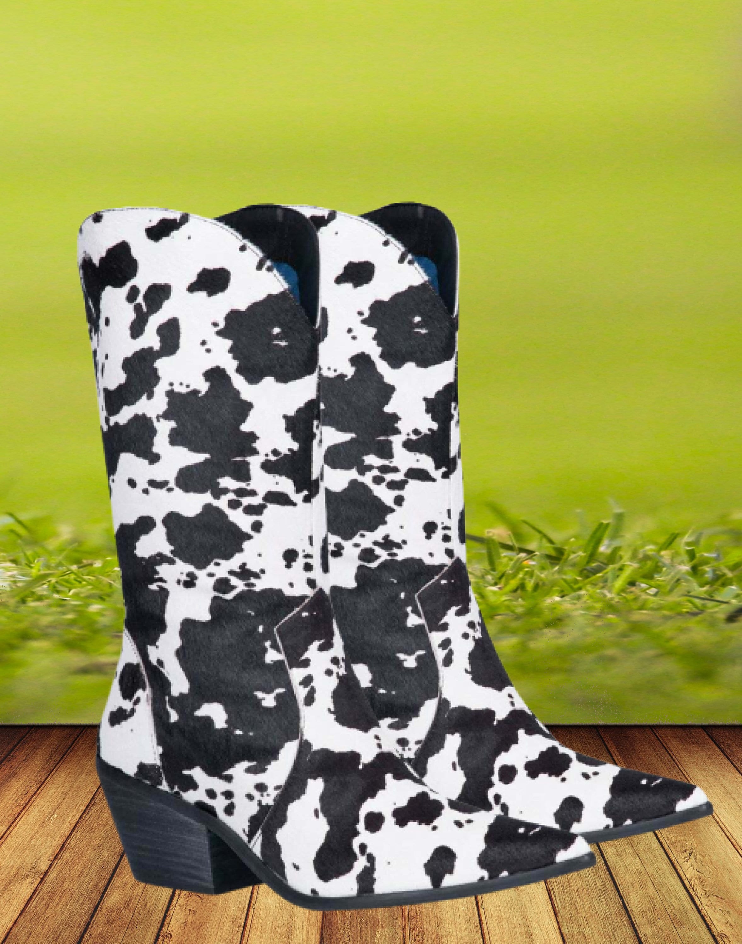 Cowprint Cowboy Boots Clipart Cow Print Cowgirl Boots - Etsy