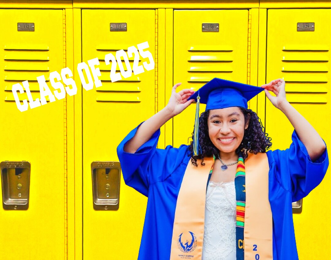 Class of 2025 Yellow Lockers, Senior Class 2025 Photo Background ...