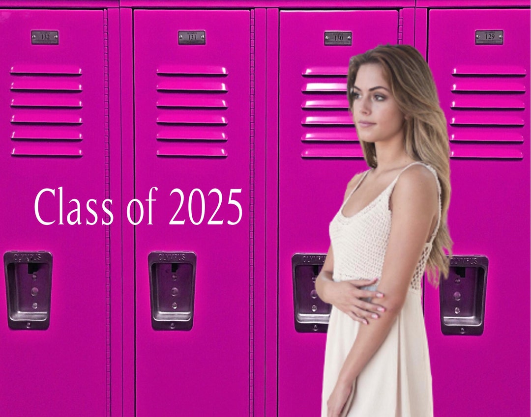 Purple Lockers Background, Senior Class Photo, Graduation Announcement ...