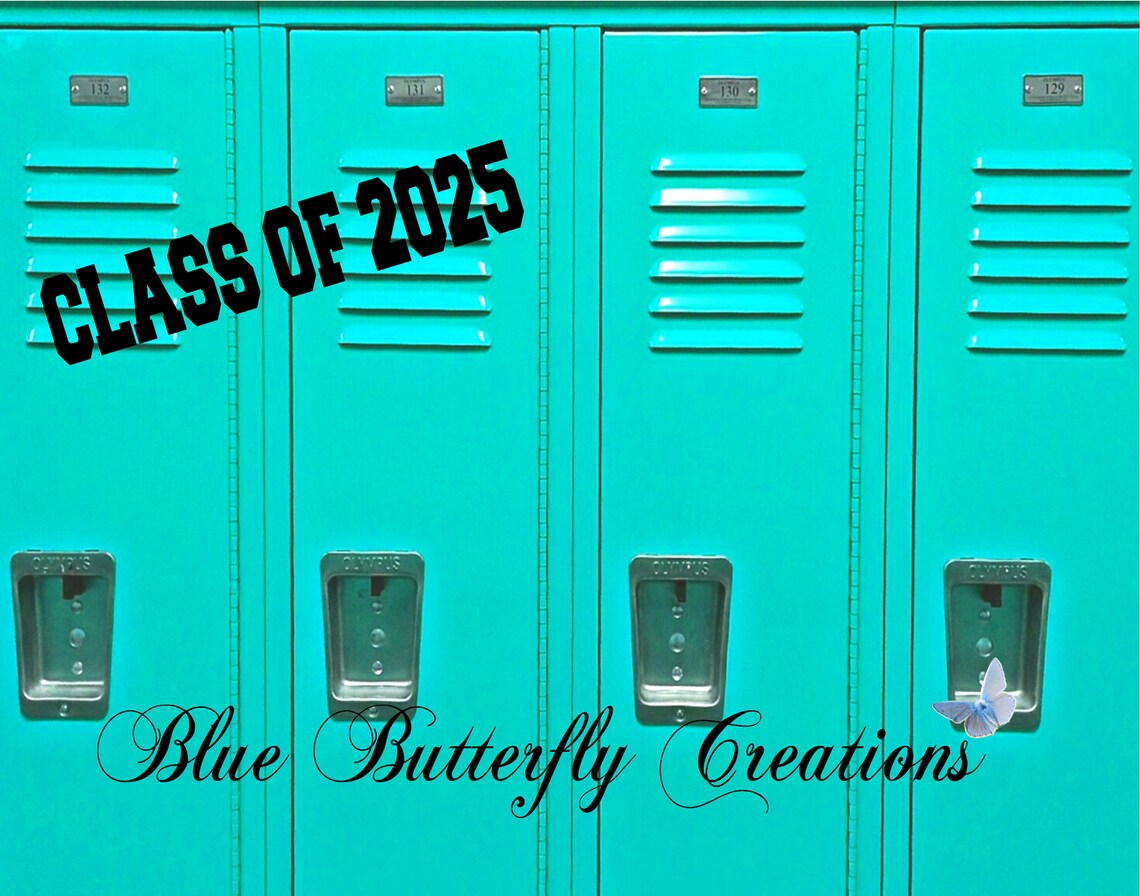 Class of 2025 Aqua Lockers, Senior Class 2025 Photo Background ...