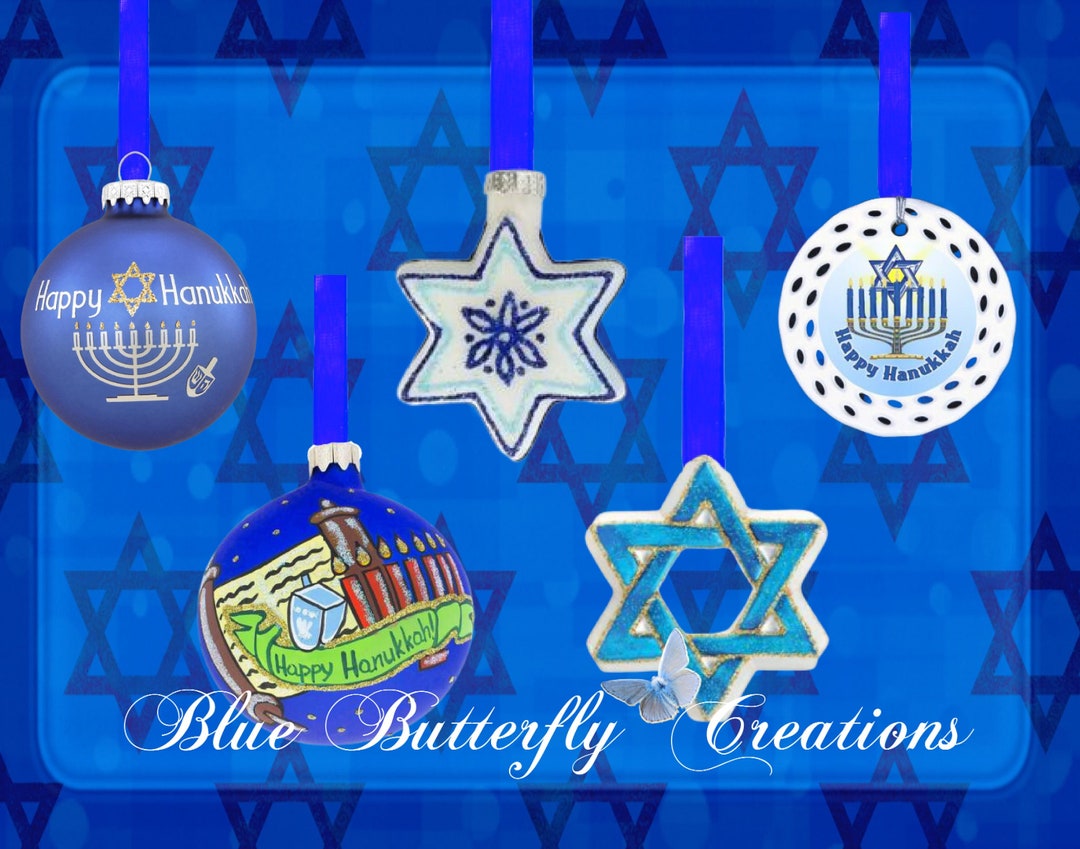 Hanukkah Digital Clipart, Chanukah Digital Ornaments, Jewish Holiday ...