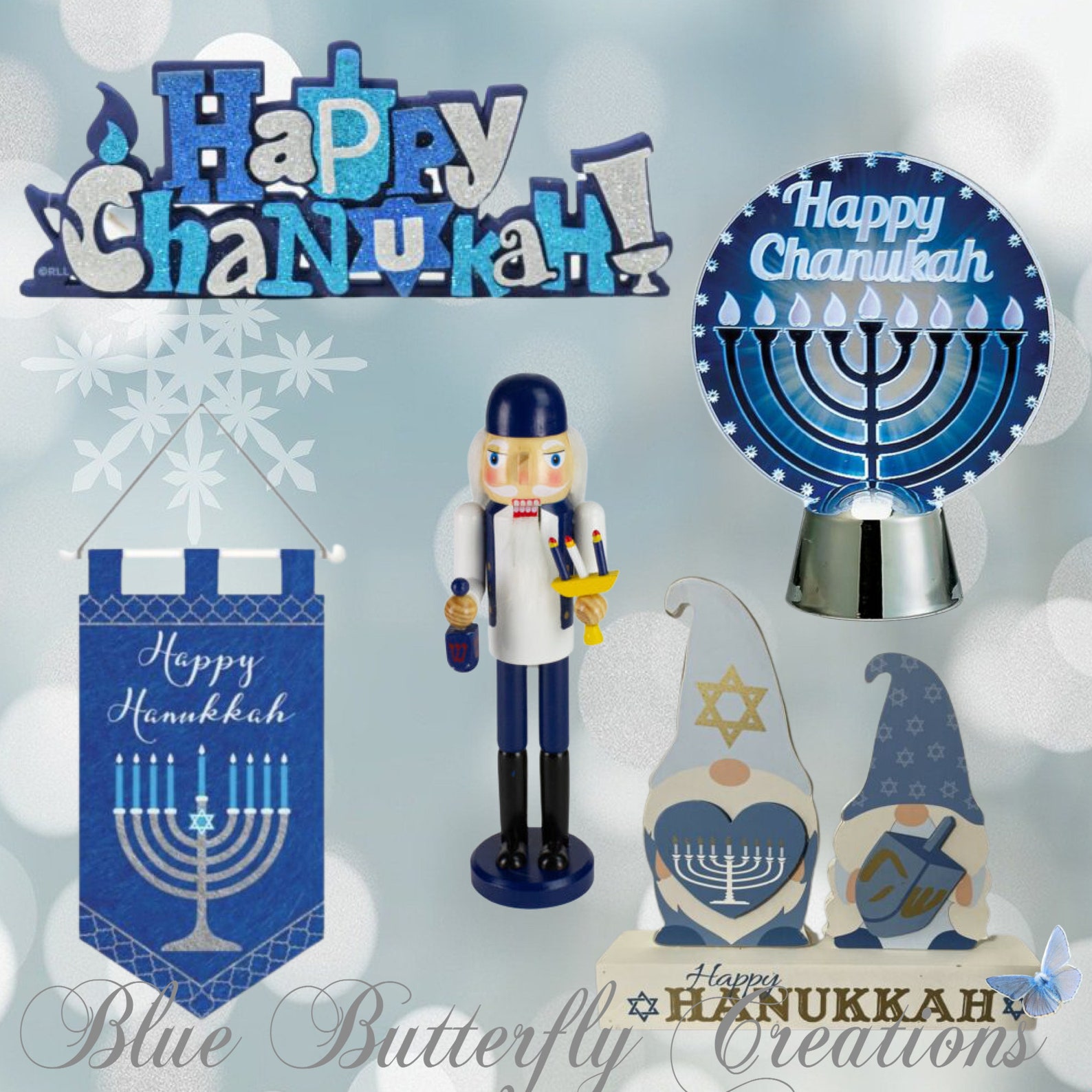 Hanukkah Digital Clipart Chanukah Digital Ornaments Jewish - Etsy