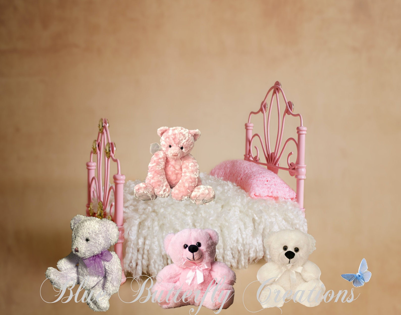 Teddy Bear Overlays, Newborn Background Props, Girls Teddy Bear Clipart ...