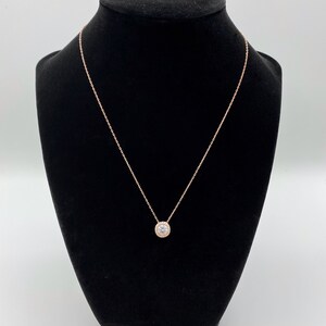 Crystal Diamond Necklace Silver Crystal Diamond Necklace 925 Sterling ...