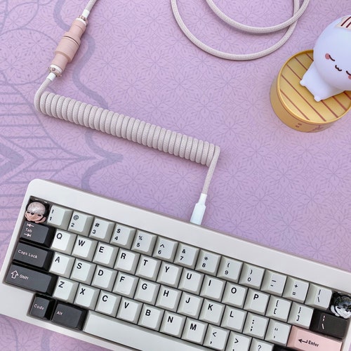 Custom Coiled Keyboard USB Cable - Etsy