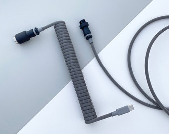 Custom Coiled Keyboard USB Cable GMK Striker | Etsy