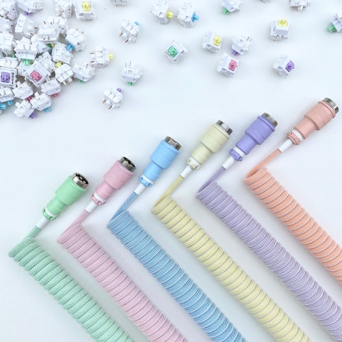 Custom Coiled Keyboard Usb Cable - Etsy