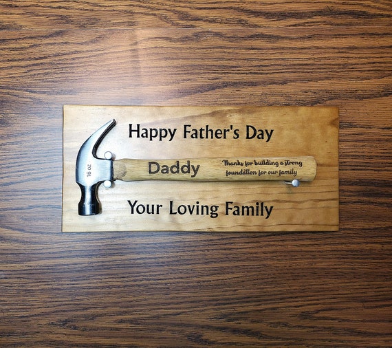 Laser Engraved Hammer Display Plaque | Etsy