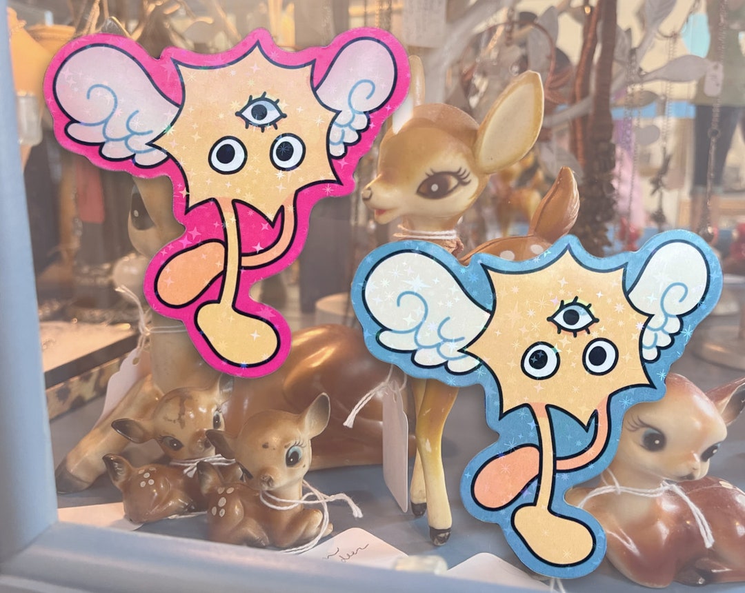 Angel Sprite Holographic Sticker - Etsy