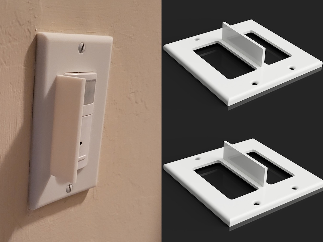 Motion Switch Cover/plate With Directional Shield (3d Printed, Shipped ...