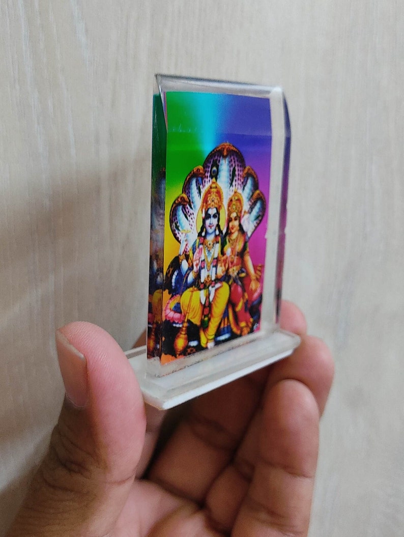 Lord Vishnu Laxmi Lakshmi Yantra Yantram Narayana Photo Stand - Etsy ...