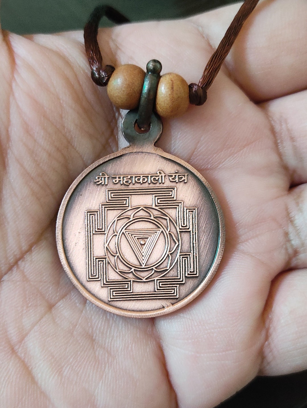 Mahakali Yantra Locket Pendent Amulet to Get Blessing From Goddess Kali ...