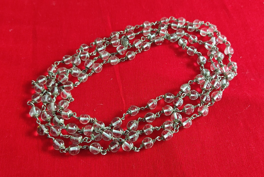 Sphatik Mala in Silver Cap Quartz Crystal Mala 108 + 1 Beads - Etsy