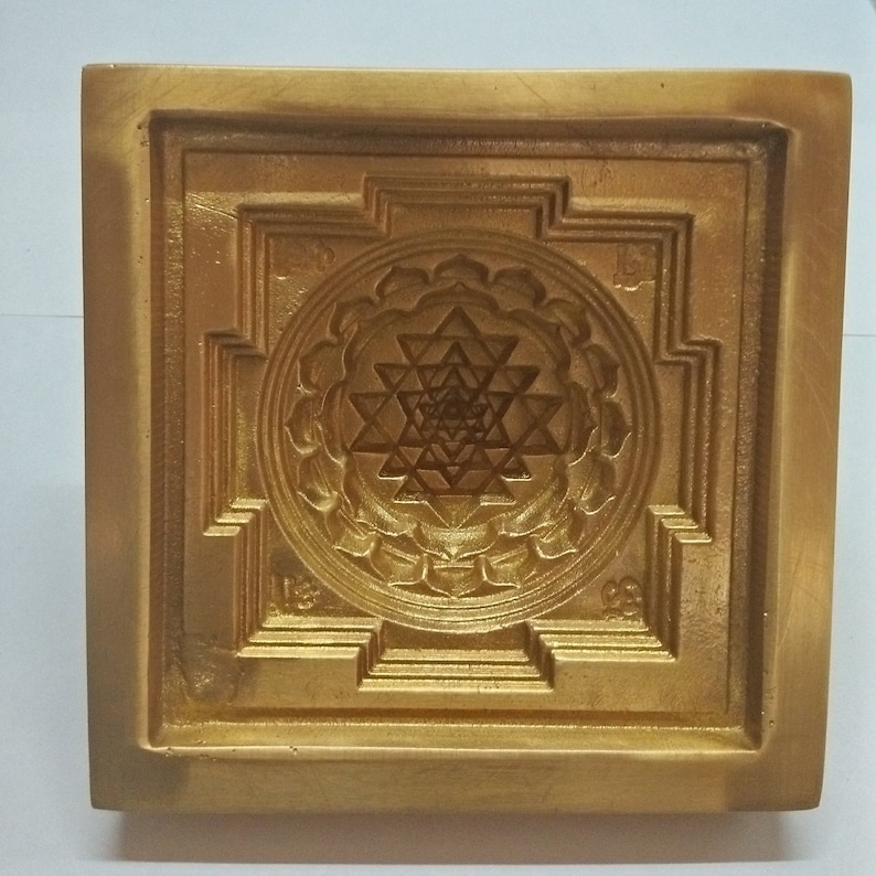 Meru Shri Yantra Maha Meru Hollow in Center Big Size - Etsy