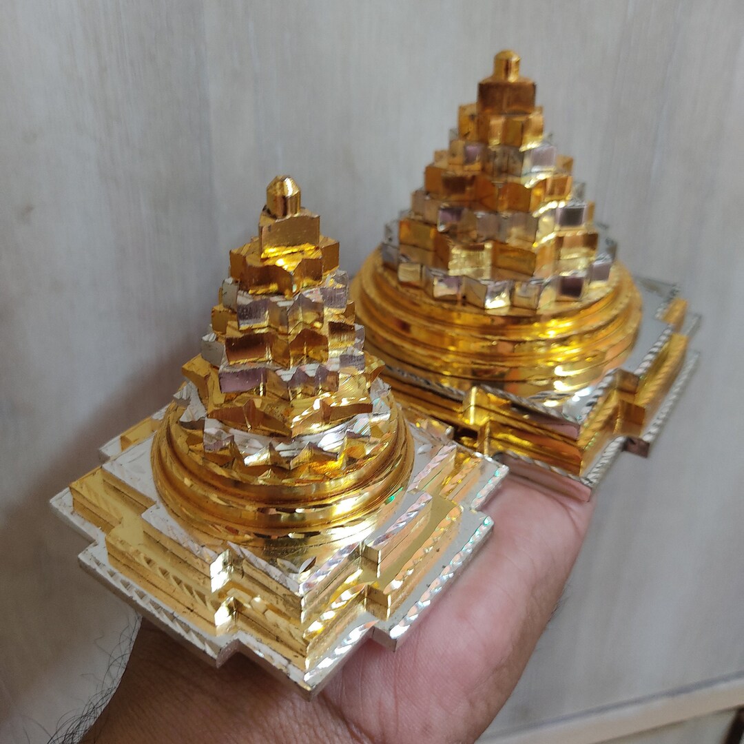 Panchadhatu Meru Shri Yantra Set: Vastu Correction, Home Decor - Etsy