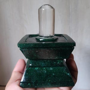 Antique Lord Shiva Shivling Yoni Green Jade Lingam Pure Clear Natural ...