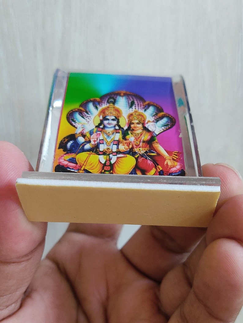Lord Vishnu Laxmi Lakshmi Yantra Yantram Narayana Photo Stand - Etsy