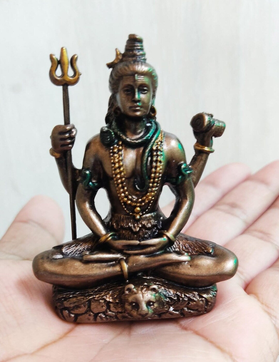 Lord Shiva Idol Shiv Padmasana Sitting Statue - Etsy