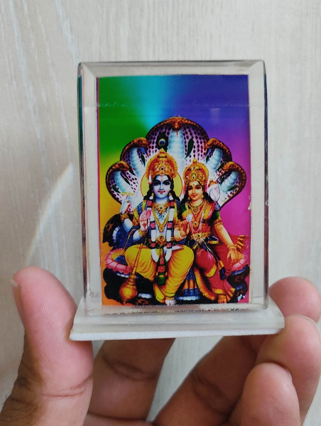 Lord Vishnu Laxmi Lakshmi Yantra Yantram Narayana Photo Stand - Etsy