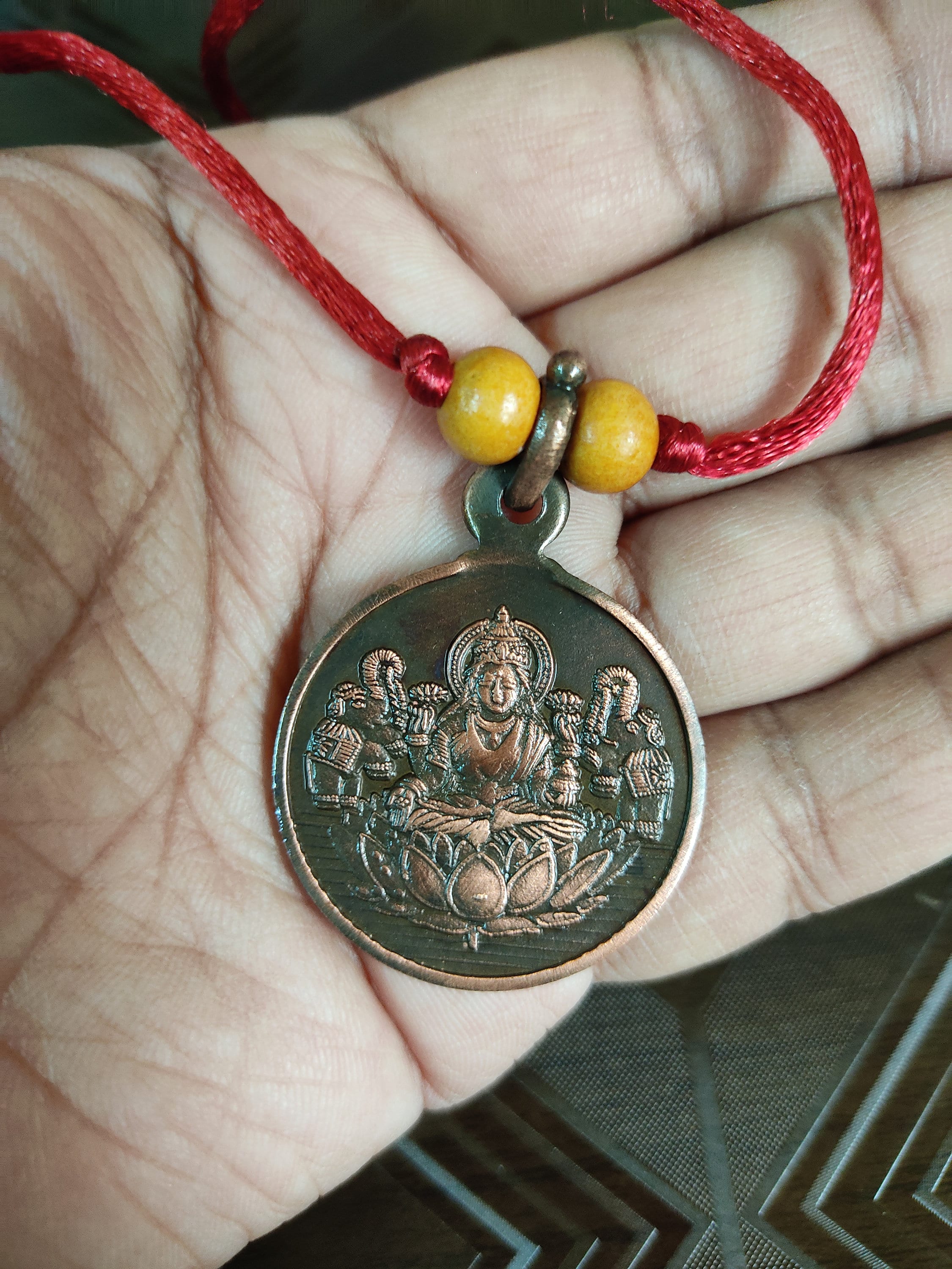 Shree Yantra Locket Pendent Copper Finish Antique Energized - Etsy