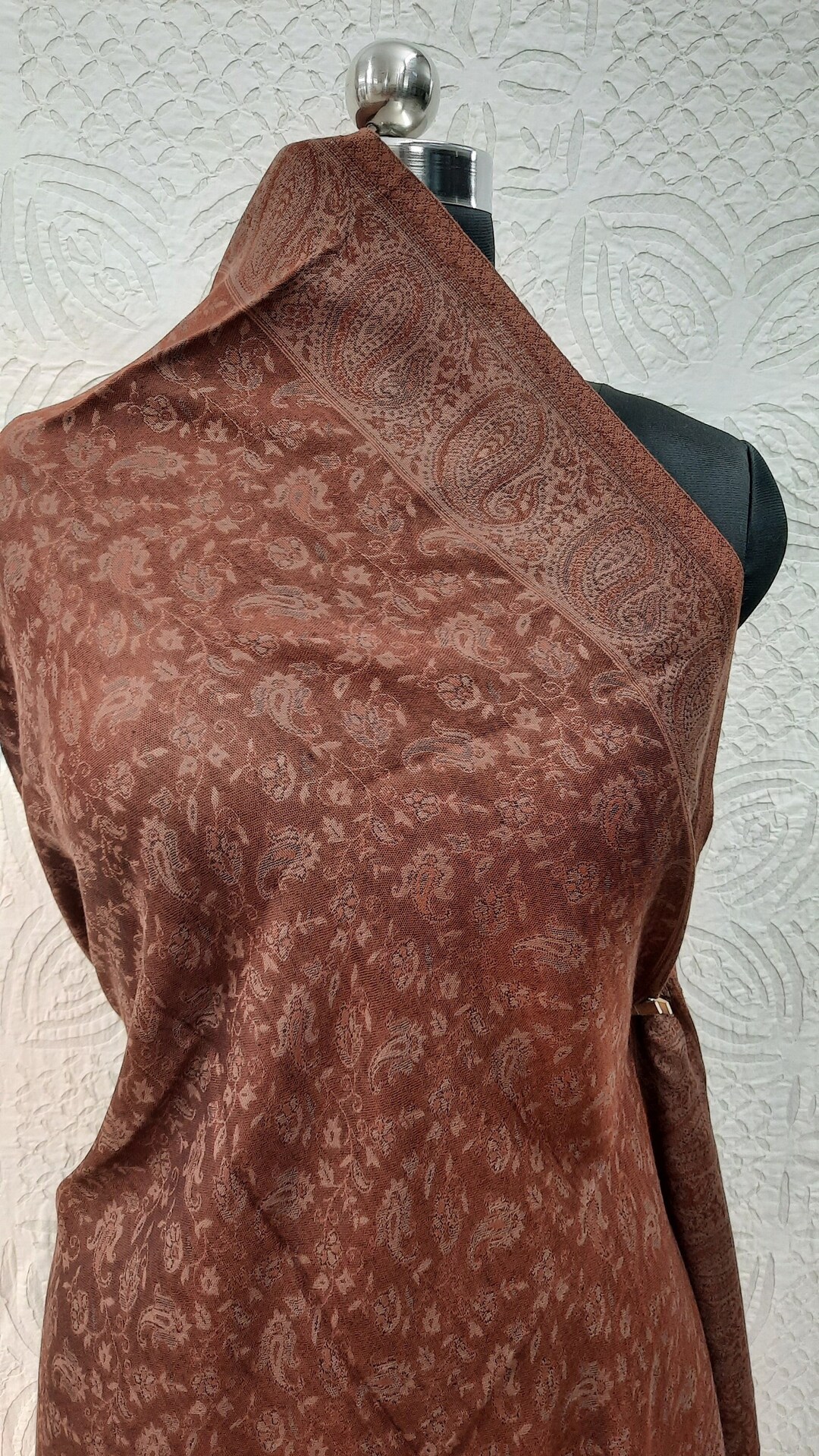 Rare & Exclusive Silk Pashmina Shawl, Wedding Shawl,viscose Shawl ...