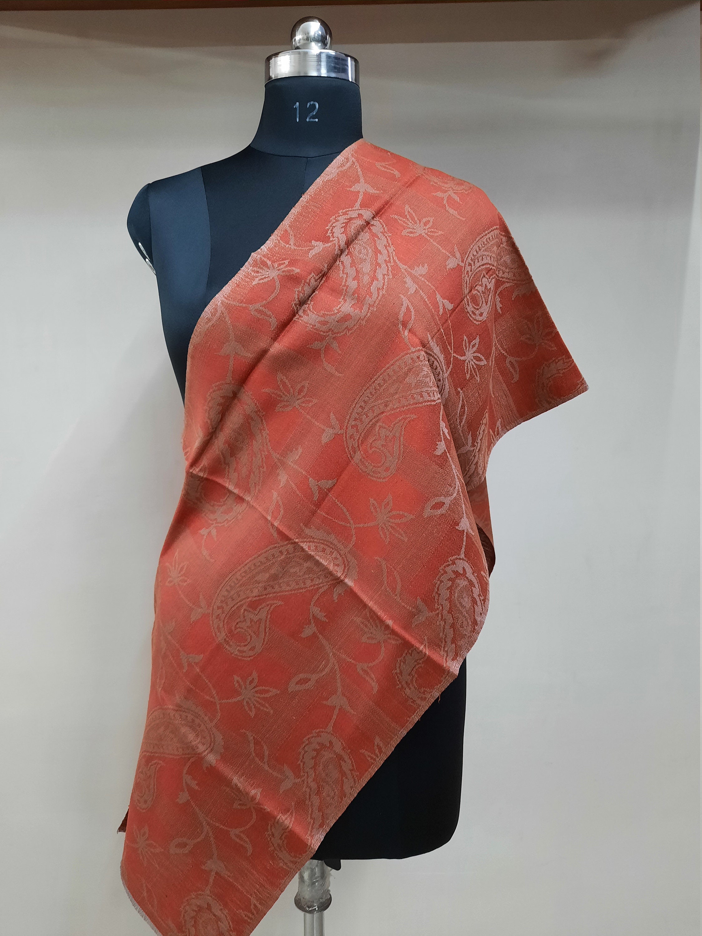 Pure Pashmina Self Design Muffler/shawl Pashmina Kashmir/girls - Etsy