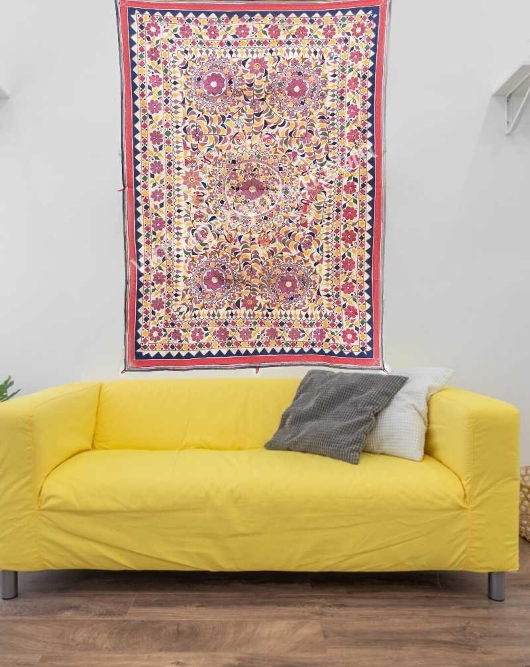 Rare & Vintage Hand Embroidered on Hand Woven Cloth Pakistani Table ...