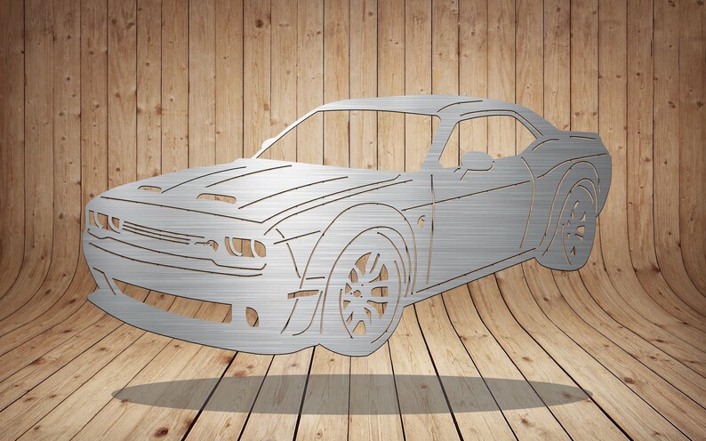 Dodge Challenger Hellcat Redeye DXF-SVG - Etsy New Zealand