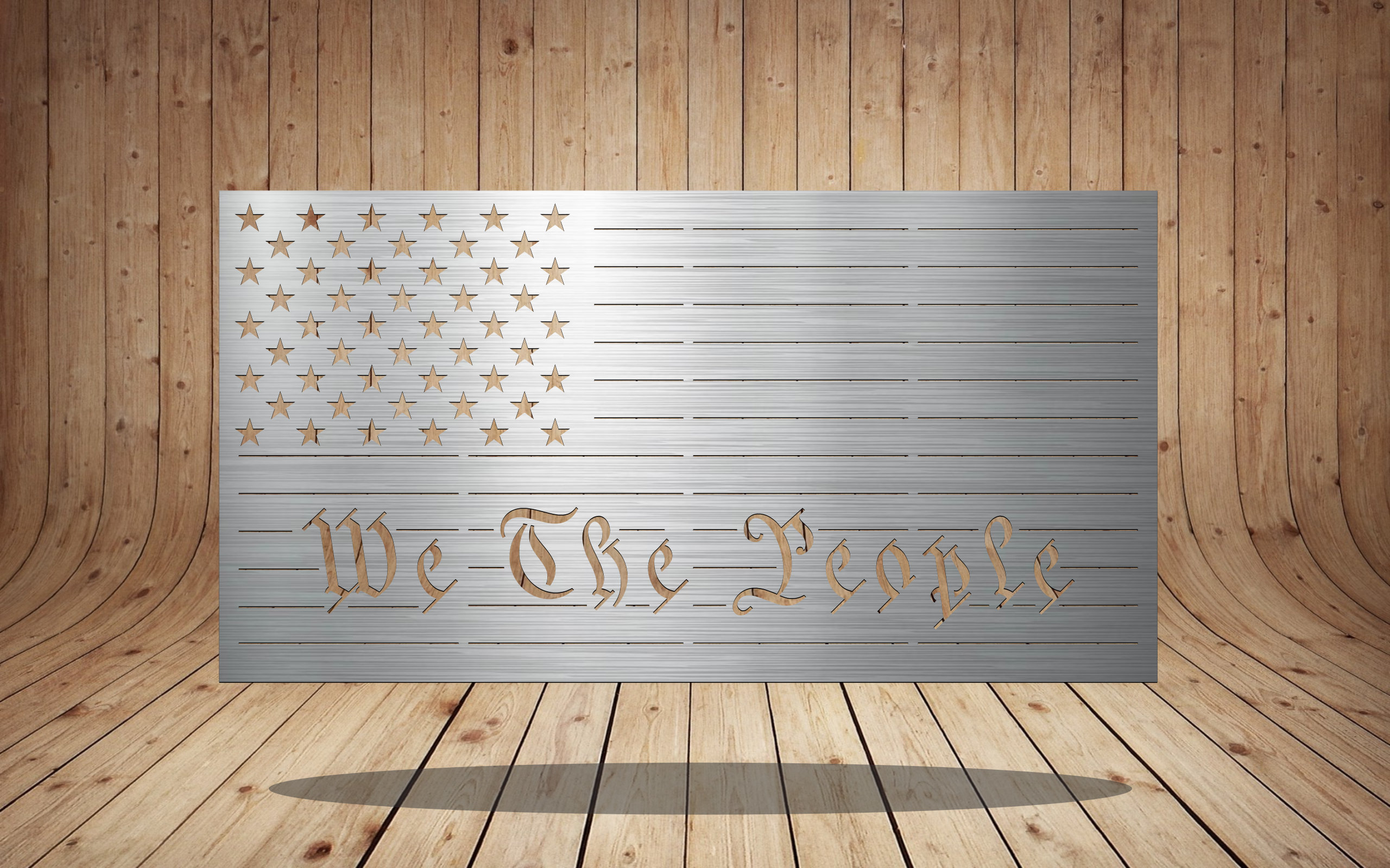We the People American Flag DXF-SVG - Etsy