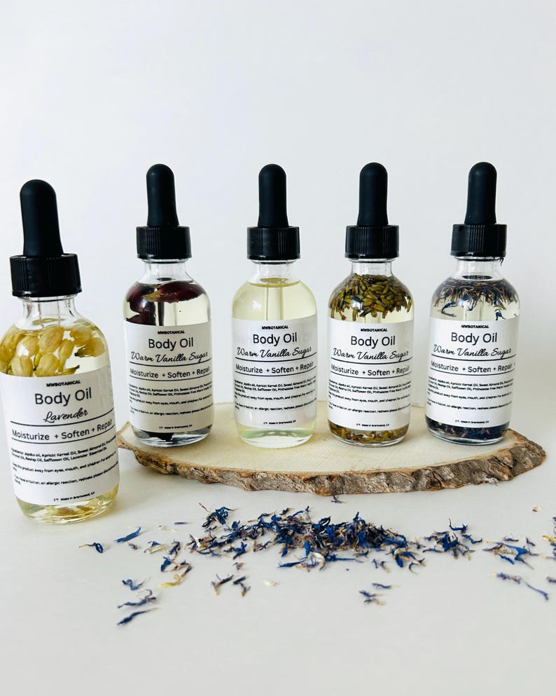 Body Oils/scented Lightweight Dry Body Oil,natural Moisturizer for Dry ...