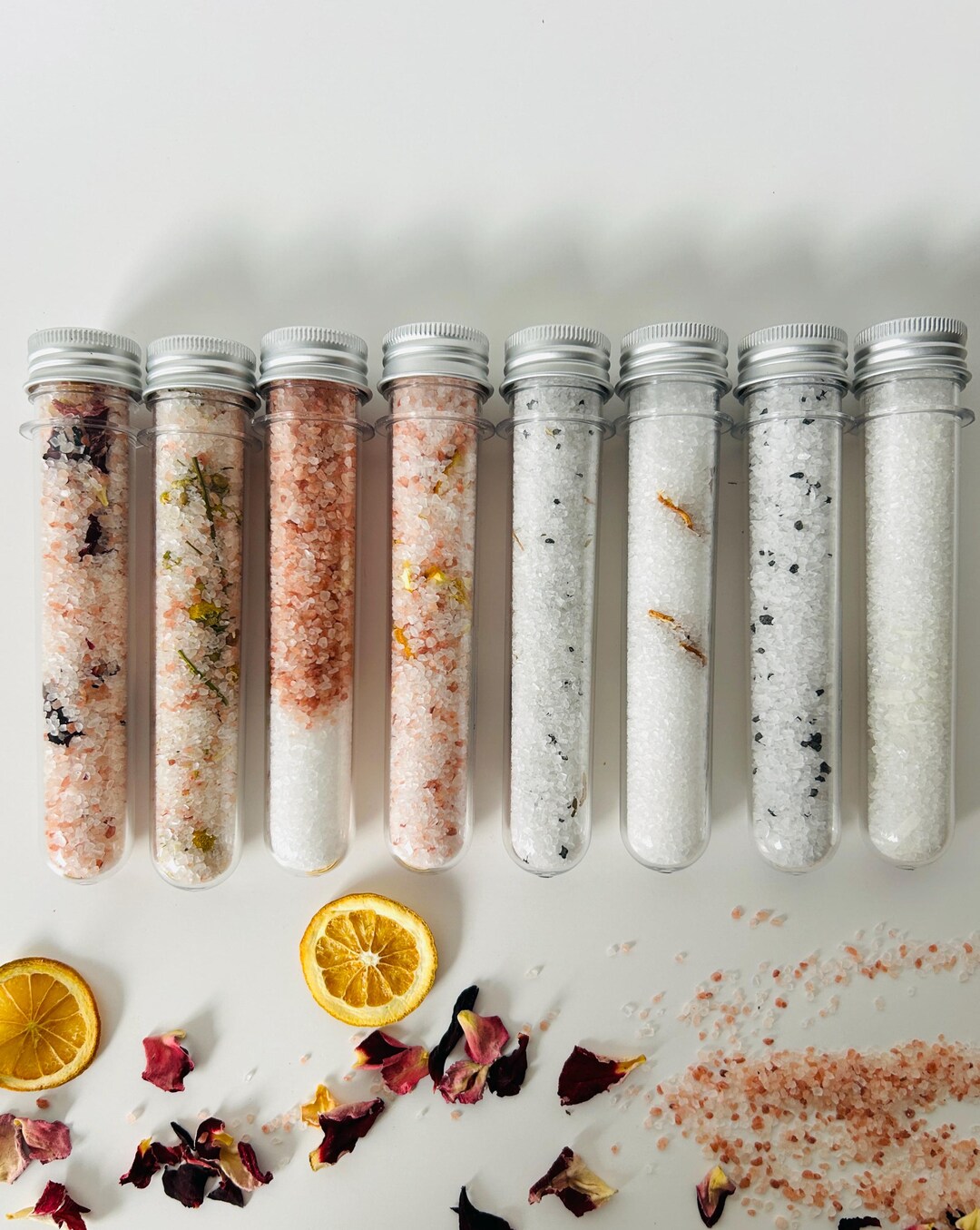 Large Bath Salts Tube/natural Bath Salts/bath Salt Favors/ Bridesmaid ...