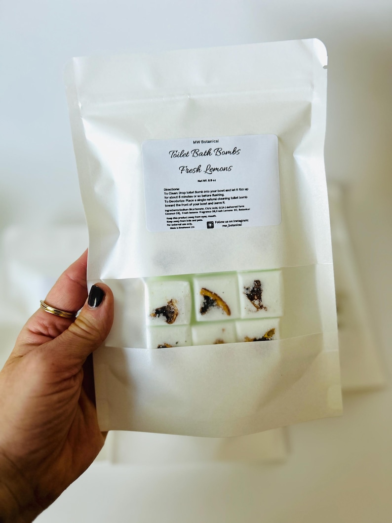 Toilet Fizzing Bombs (15 Count) |chemical Free Cleaning Tablets ...